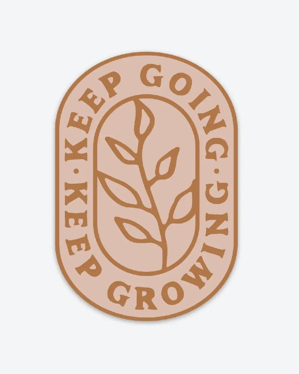 "Keep Going, Keep Growing" Sticker – The Festive Farm Co.