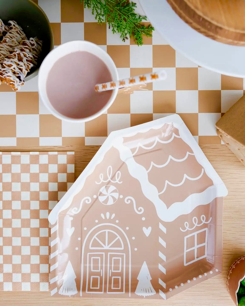 Gingerbread House Plates (Set of 8) – The Festive Farm Co.