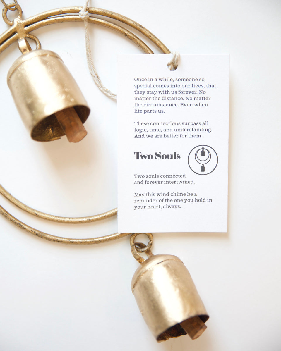 Two Souls Wind Chime | Meaningful Gifts | The Festive Farm Co.