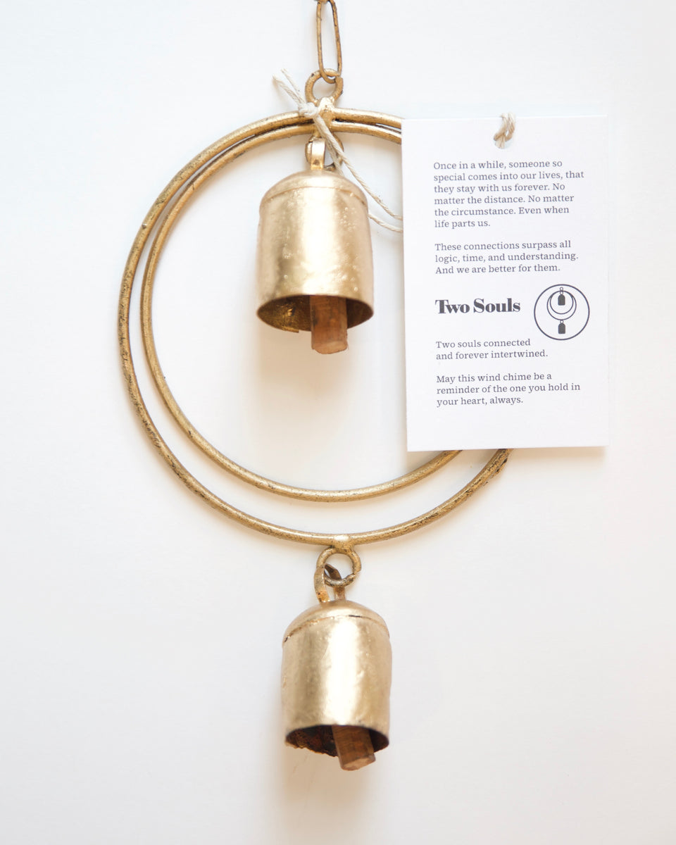 Two Souls Wind Chime | Meaningful Gifts | The Festive Farm Co.